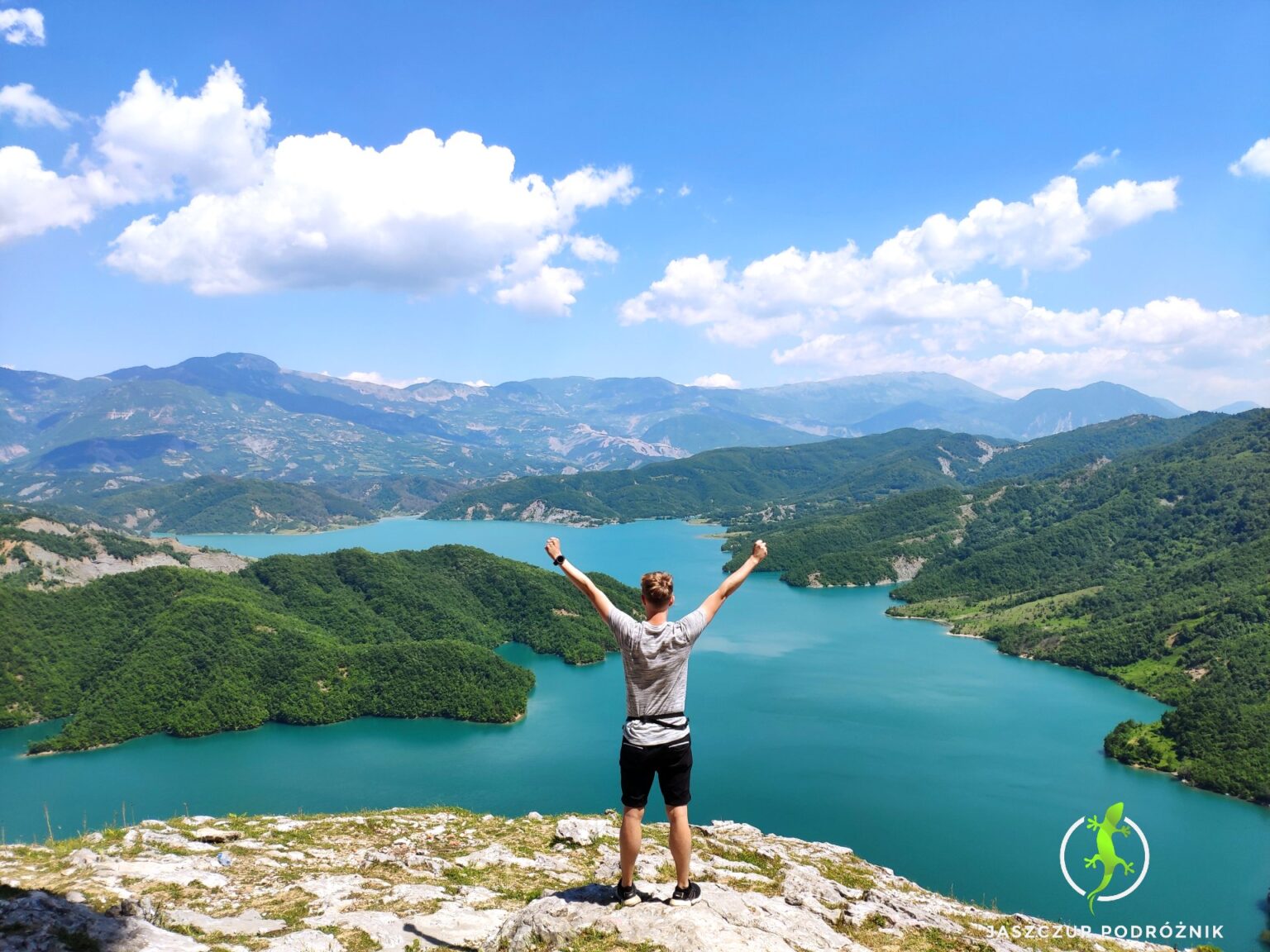 Bovilla Lake i Gamti Mountain - nieodkryta Albania - Jaszczur Podróżnik